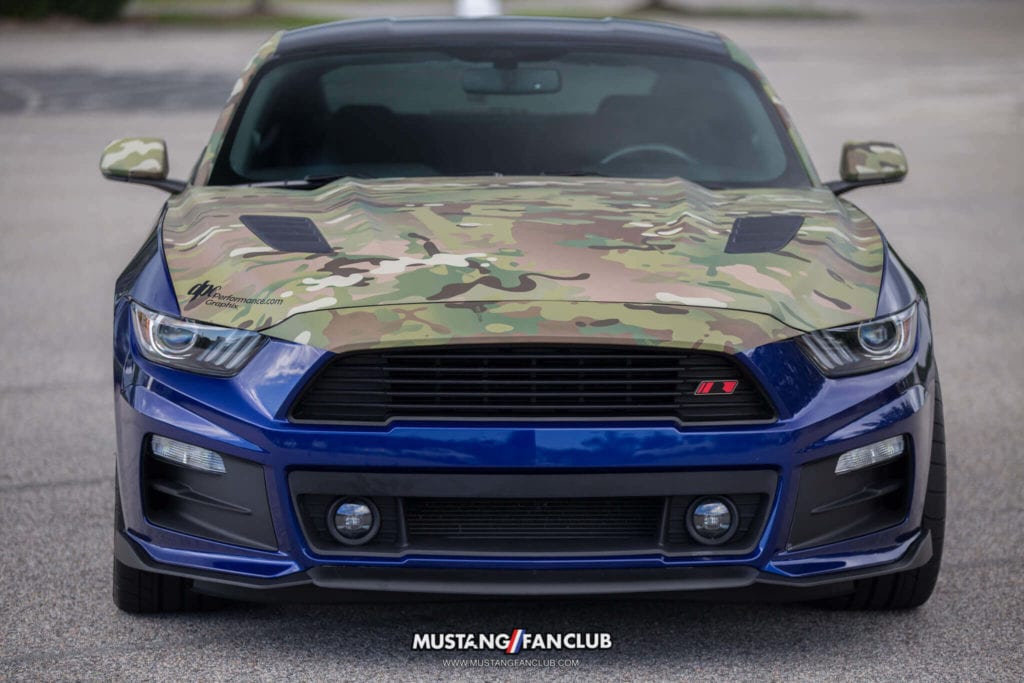 Steve Gelles, Camo Wrapped, S550 Mustang powered by UPR Products!
