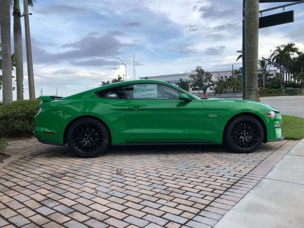 New Mustang color options for 2019! Need for Green and Velocity Blue