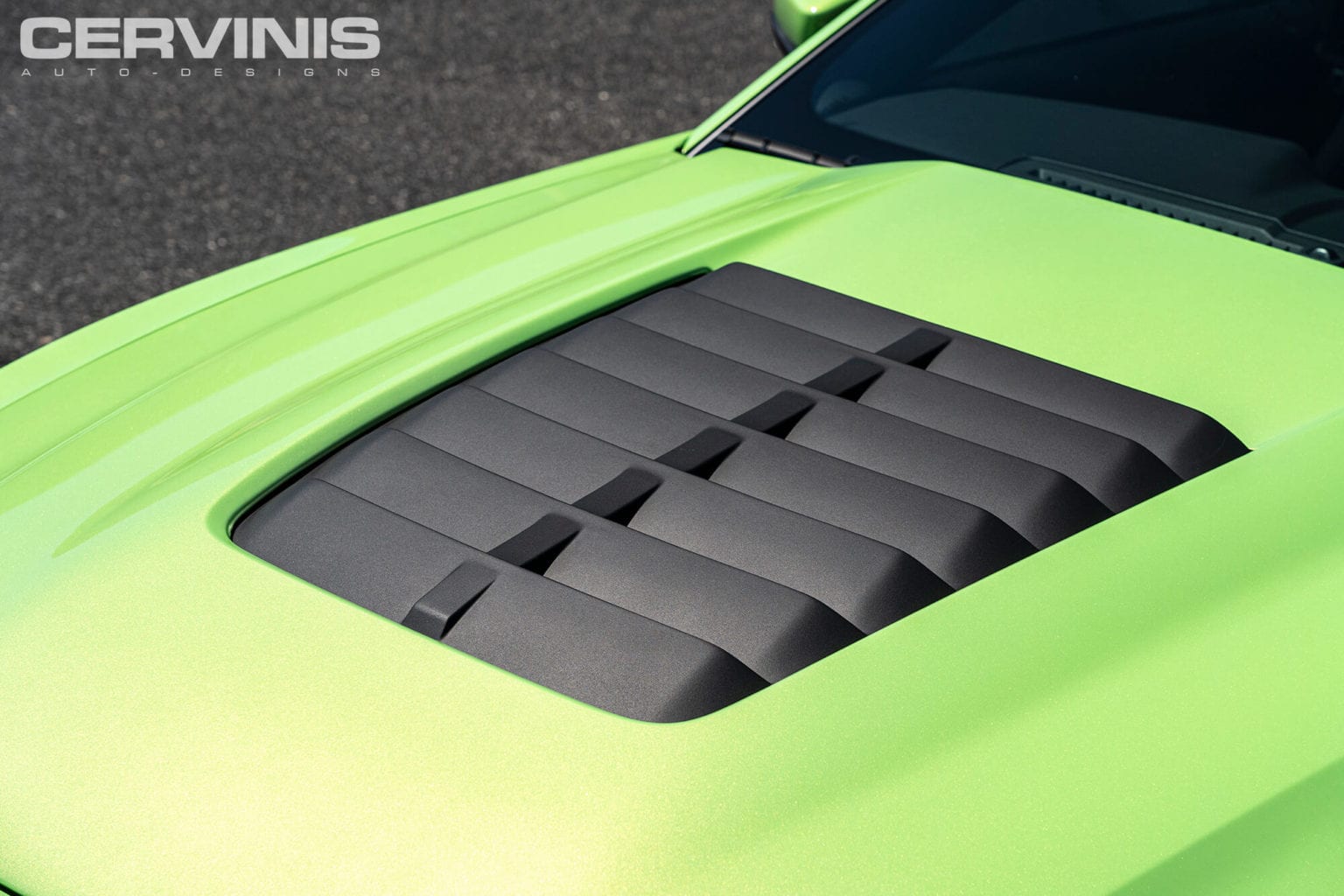 NEW GT500 Style Hoods for GT350 and S197 from Cervinis