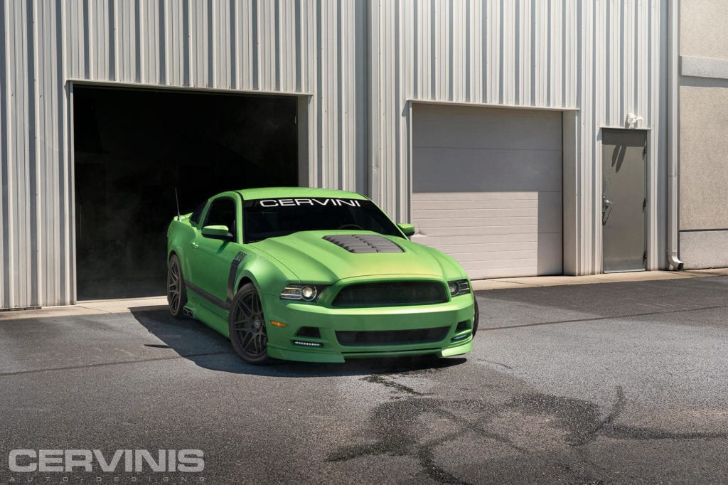 NEW GT500 Style Hoods for GT350 and S197 from Cervinis
