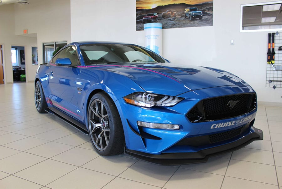 S197 Mustang featured in 3M Fiery Orange vinyl wrap!