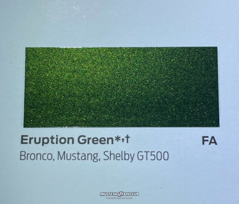 2022 Mustang Exterior Color Options | Mustang Fan Club