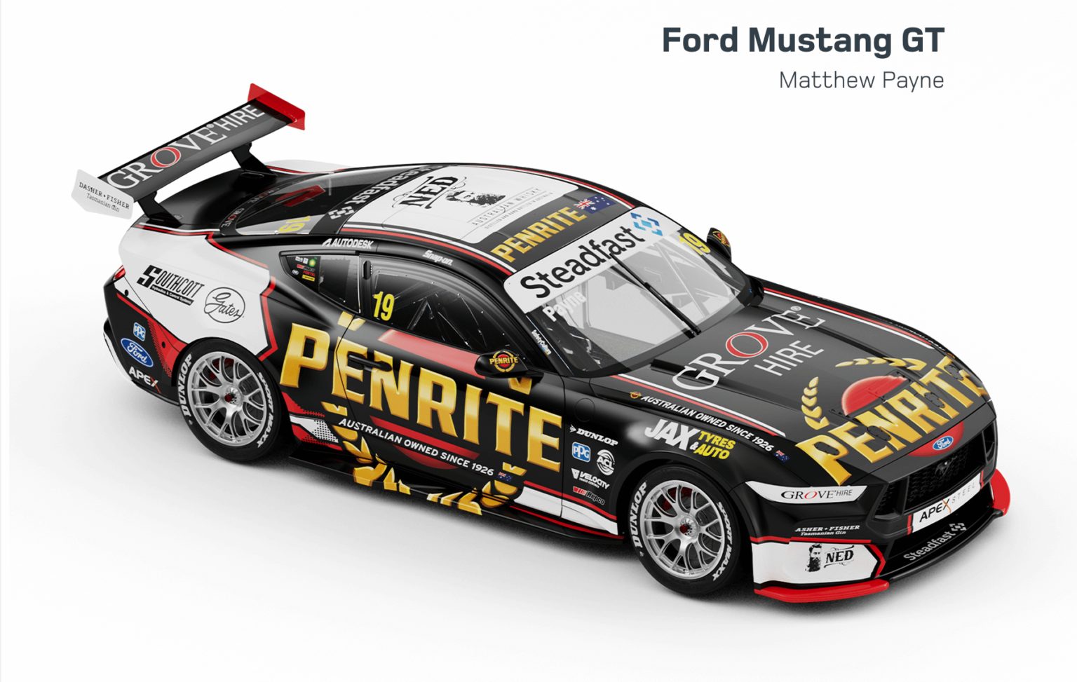 S650 Mustang Competes in the Gen3 Supercars Championship